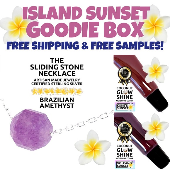 Island Sunset Artisan | Jewelry | Goodie Box The Sliding Stone Necklace ...